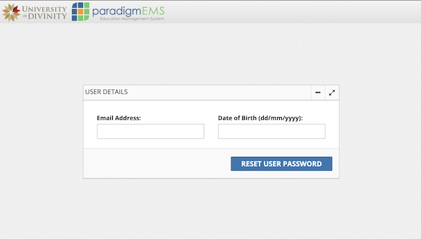 University of Divinity Login and Password Guide | Support for Teaching ...