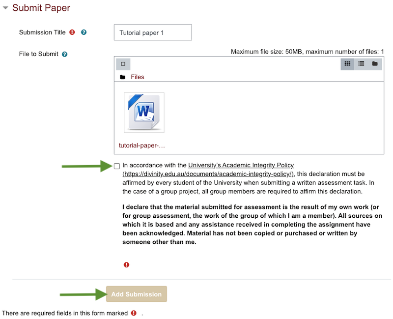 Turnitin submissions | IT@UD